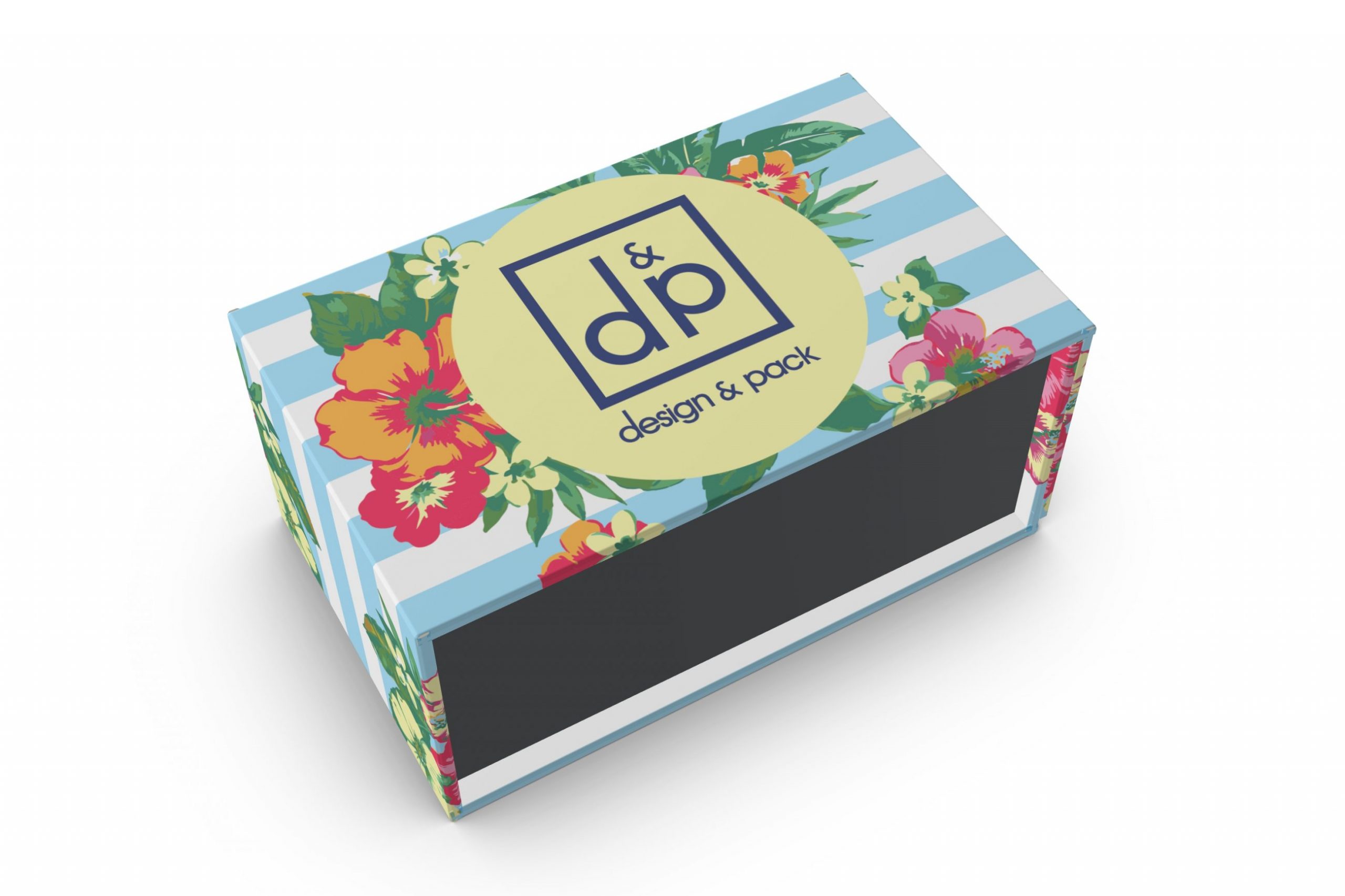 D&P Tropical Rigid Box w Mag flap Packaging - Foldercorp